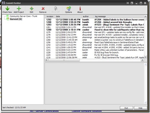 Real-time code reviews with CommitMonitor - Dan Hounshell - Digging My Blog